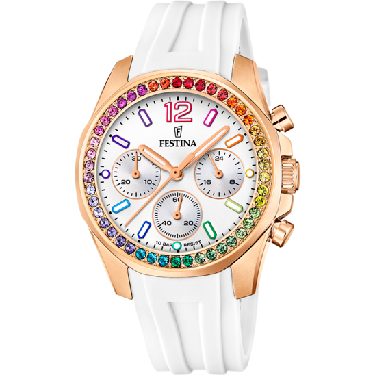 FESTINA ROSE GOLD RAINBOW F20611/2 STEEL – The Palazzo Jewels