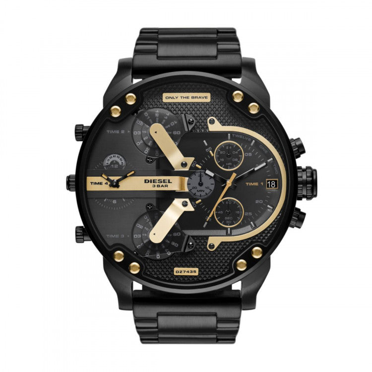 DIESEL BIG DADDY MATTEBLACK/GOLD – The Palazzo Jewels